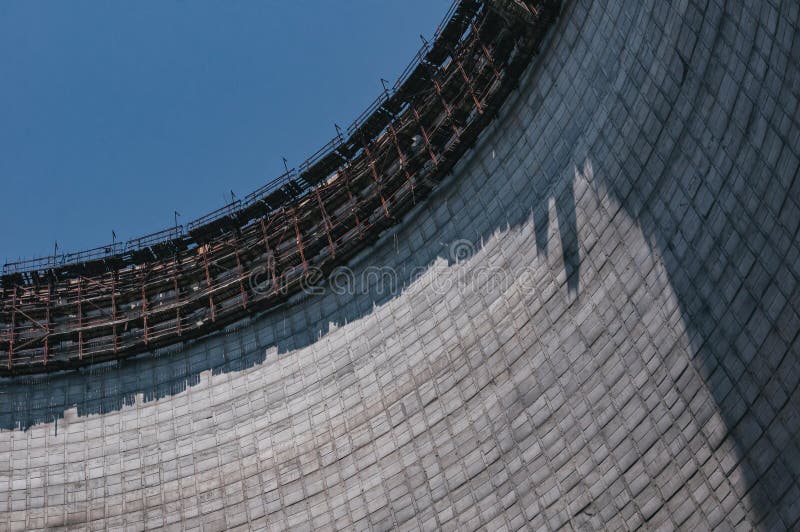 Cooling Stack of Reactors Building in Pripyat, Chernobyl Exclusion Zone ...