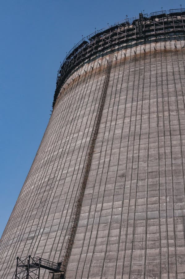 Cooling Stack of Reactors Building in Pripyat, Chernobyl Exclusion Zone ...