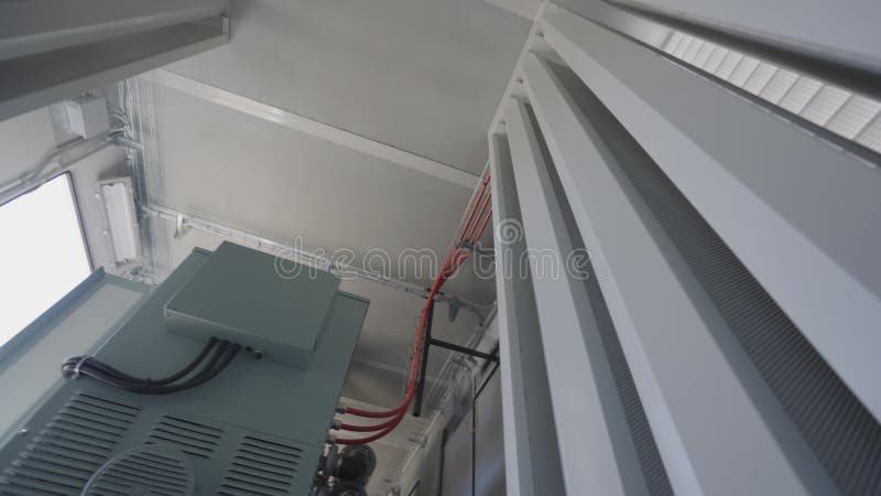 Cooling System of Industrial Diesel Generator. Cooling System Stock ...