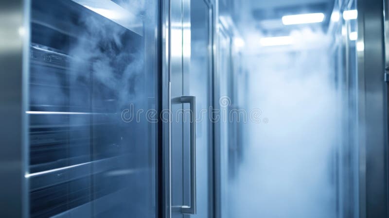 Cooling Systems in a Scientific Laboratory Setting Stock Image - Image ...
