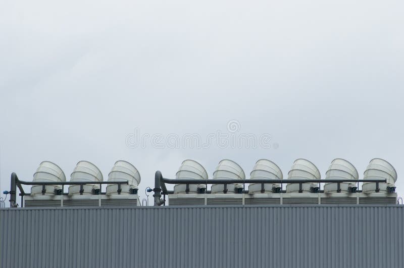 Cooling tower stock image. Image of climate, cooling, industrial - 5872439