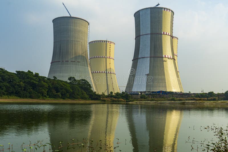 Cooling Towers of Nuclear Power Plant Stock Photo - Image of climate ...