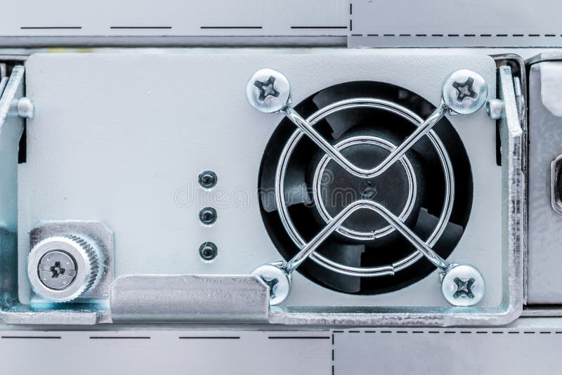 The Cooling Unit of Industrial Computer. Stock Photo - Image of cooling ...