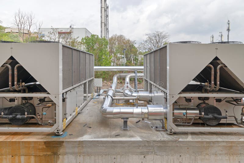 Big Hvac Units stock photo. Image of system, industrial - 151310280