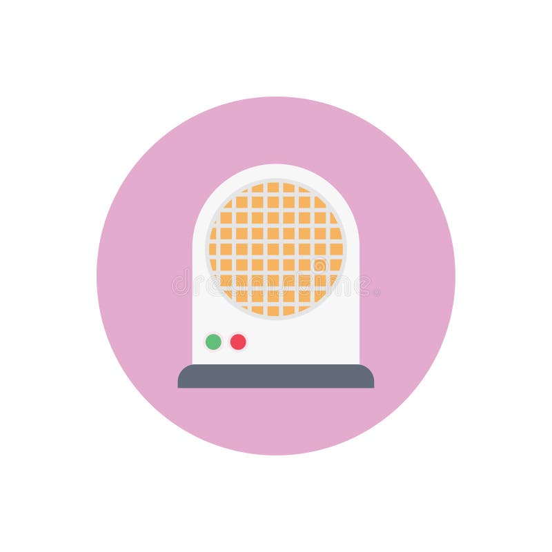 Cooling Vector Flat Color Icon Stock Vector - Illustration of cooler ...