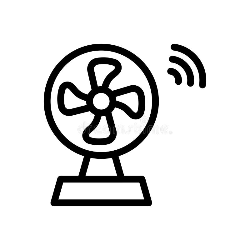 Cooling Vector Thin Line Icon Stock Vector - Illustration of flat ...