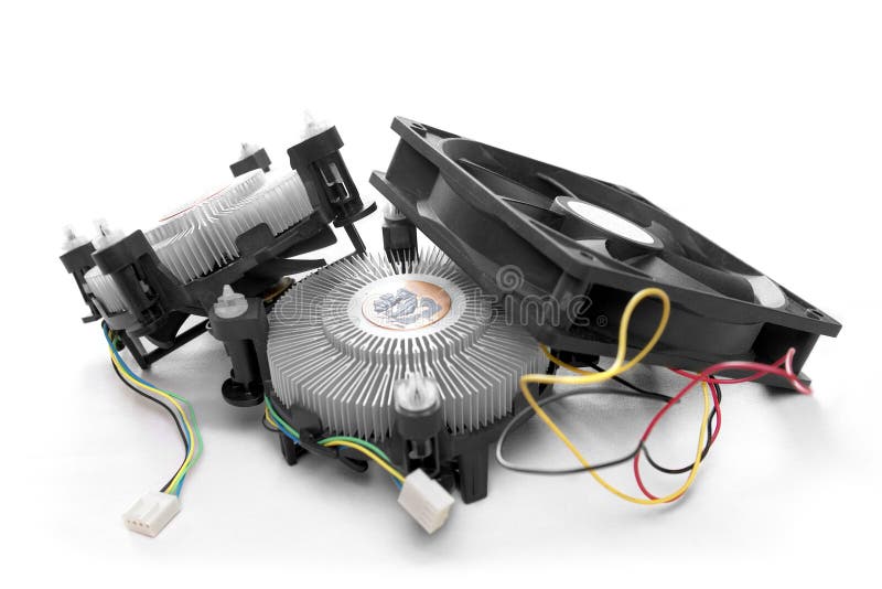 Cooling Ventilation System for Computer Stock Image - Image of ...