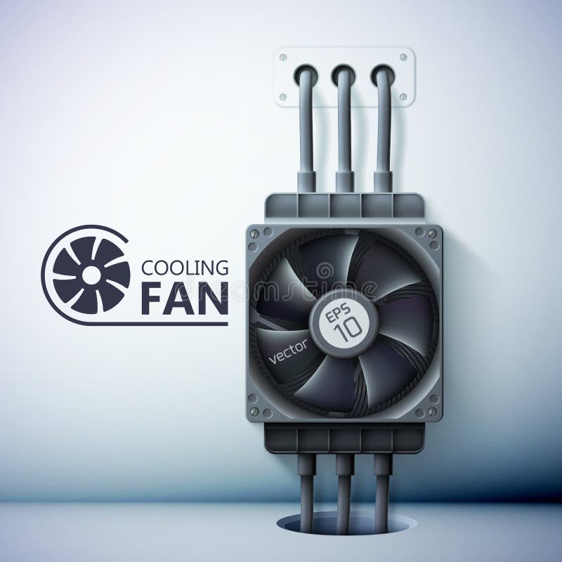 Computer Ventilation System Template Stock Vector - Illustration of ...