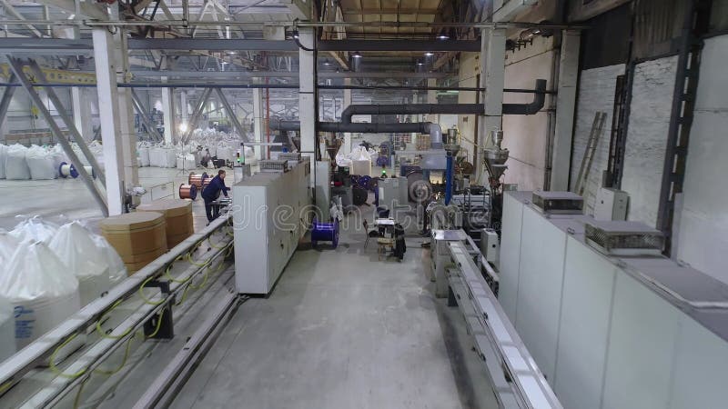 Cooling the Wire after Insulation, the Process of Creating the Wire in ...