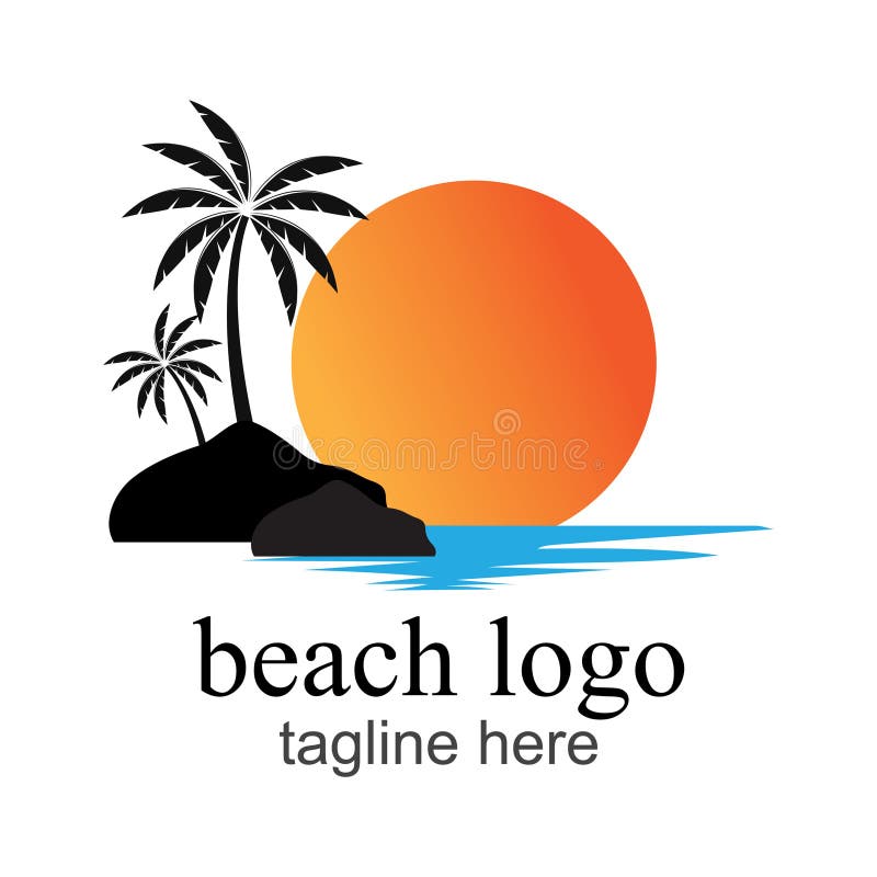 Coolness and Natural Beauty, Natural and Exotic Beaches,Beach Logo ...
