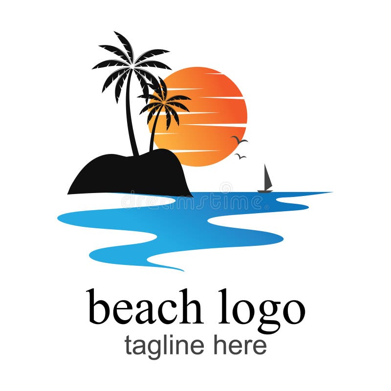 Coolness and Natural Beauty, Natural and Exotic Beaches,Beach Logo ...