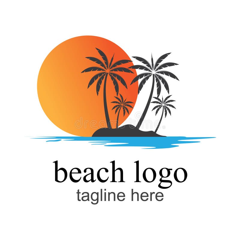 Coolness and Natural Beauty, Natural and Exotic Beaches,Beach Logo ...