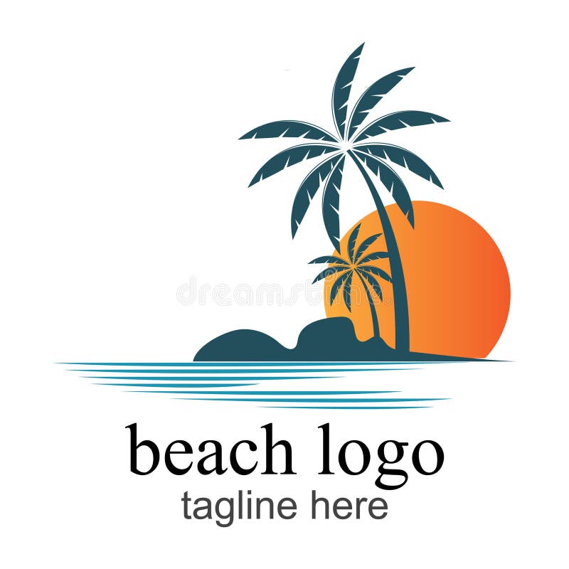 Coolness and Natural Beauty, Natural and Exotic Beaches,Beach Logo ...