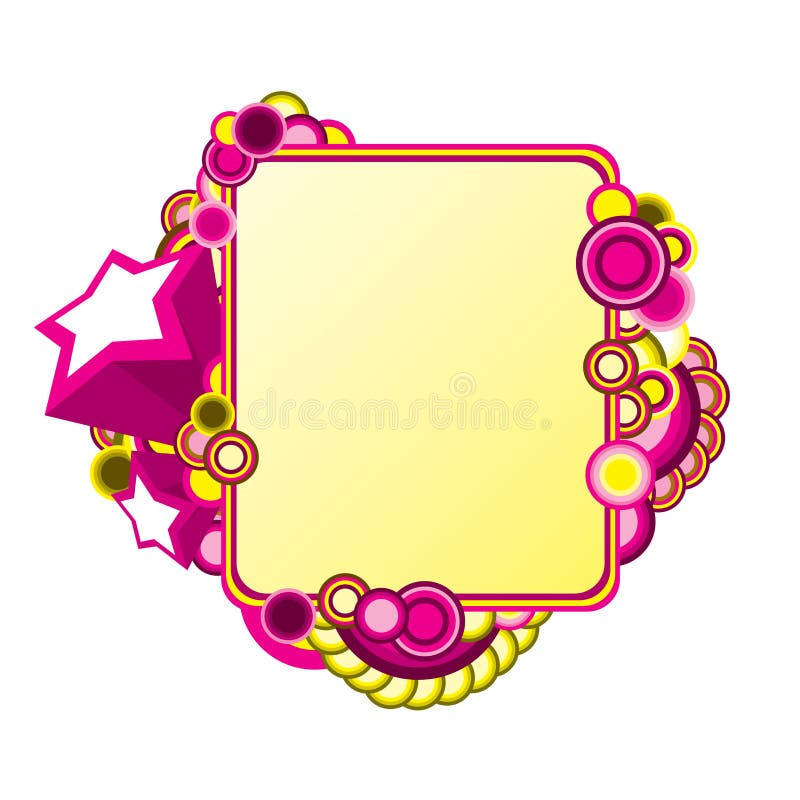 Coolorful_attractive_frame stock vector. Illustration of frame - 13844452