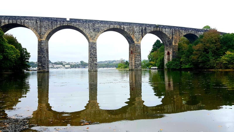 Coombe Rd, Viaduct Saltash Tamar Estuary Stock Photo - Image of viaduct ...