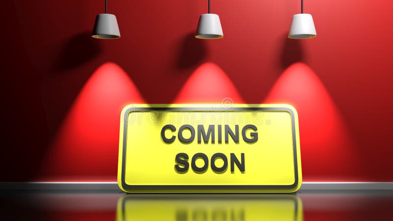 Coming Soon Yellow Sign Stock Illustrations – 849 Coming Soon Yellow ...