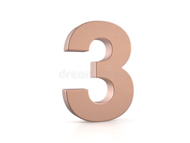 Cooper number zero stock illustration. Illustration of steel - 307730416