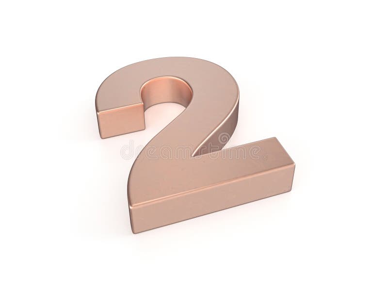 Cooper number two stock illustration. Illustration of message - 307730415