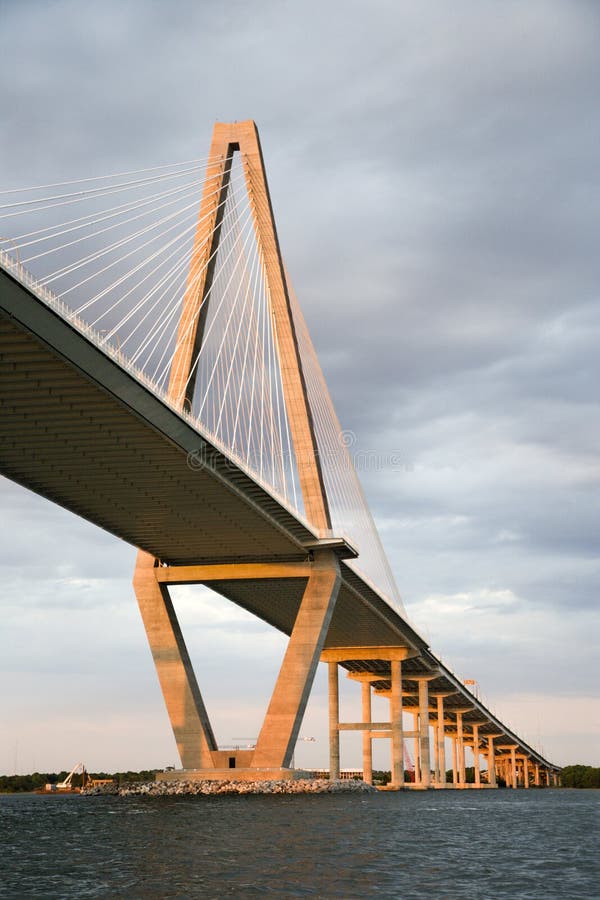 Cooper River Bridge stock photo. Image of color, charleston - 2051556