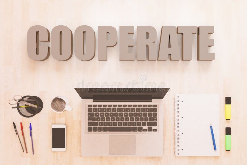 Cooperate stock photo. Image of definition, cooperate - 43605852