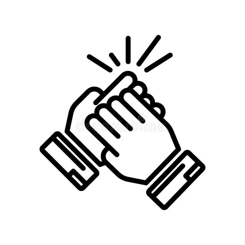 Cooperate Icon Vector Sign and Symbol Isolated on White Background ...