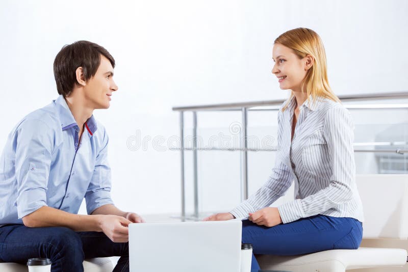 Cooperate for Productive Work Stock Photo - Image of teamwork ...