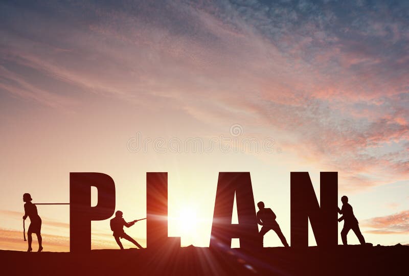 Cooperate for Successful Work Stock Image - Image of lift, together ...