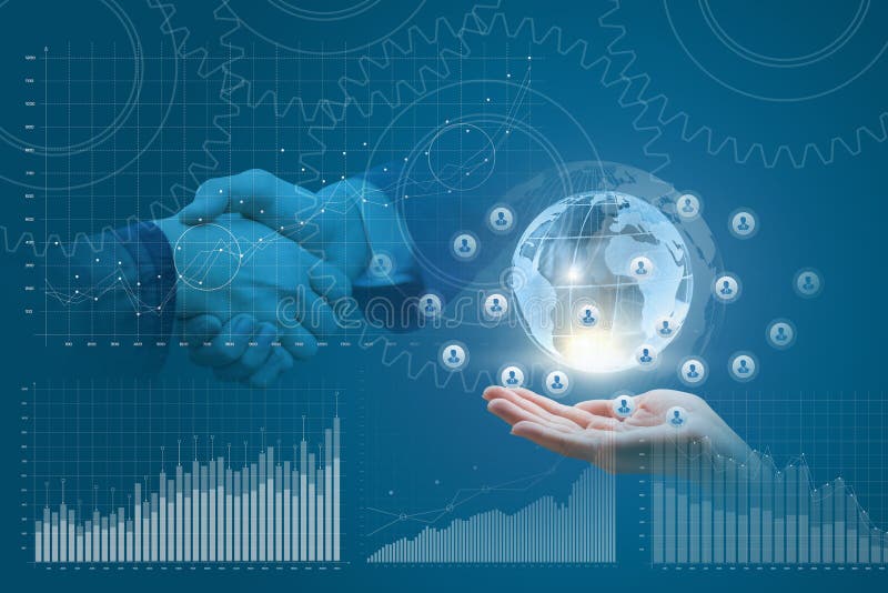 Cooperation in Business Networks. Stock Illustration - Illustration of ...