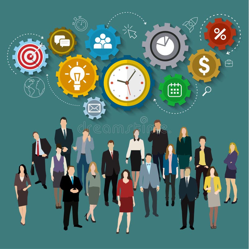 Cooperation concept stock vector. Illustration of diverse - 65639720