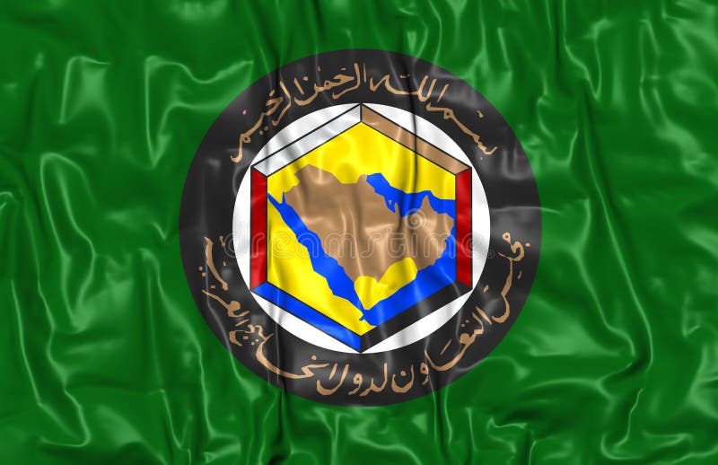 Cooperation Council For The Arab States Of The Gulf Flag Stock