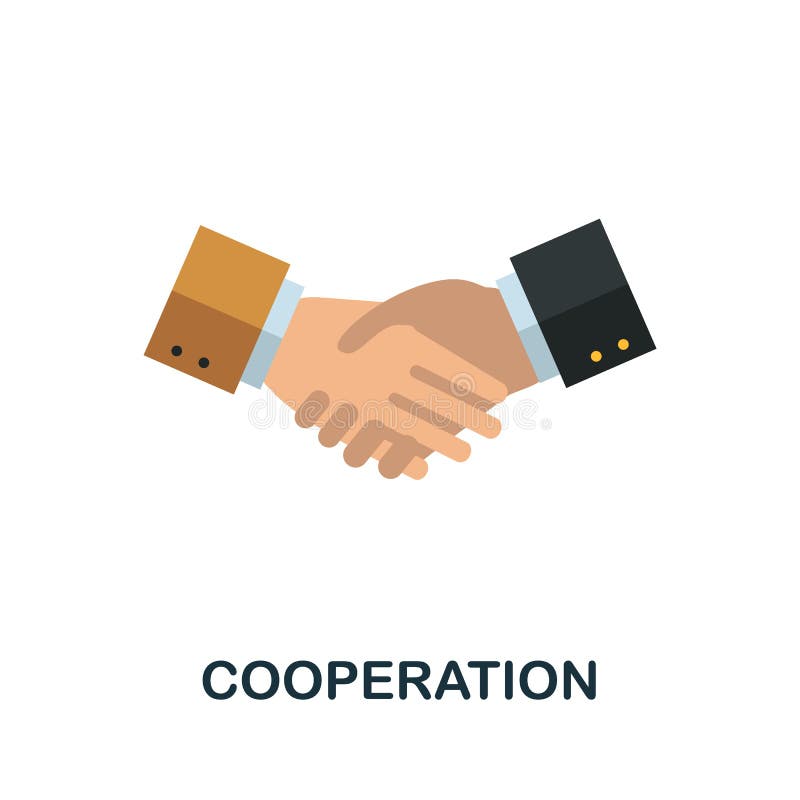 Cooperation Icon from Teamwork Collection. Simple Line Element ...