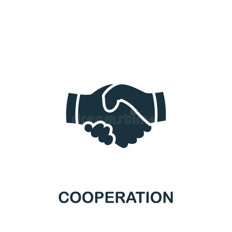 Cooperation Icon. Simple Element from Human Resources Collection ...