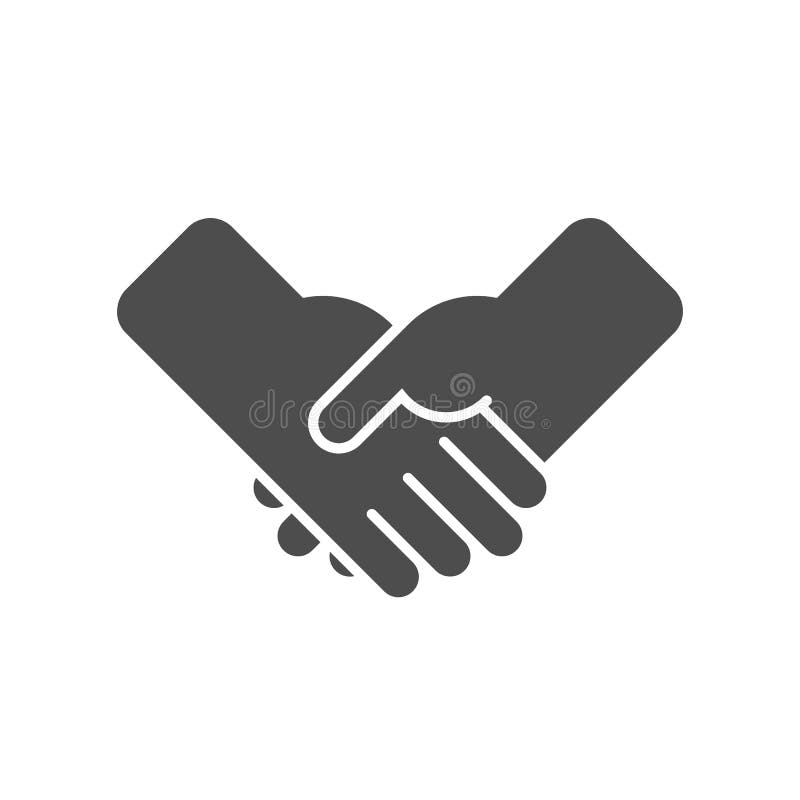 Cooperation symbol stock vector. Illustration of hands - 19661437