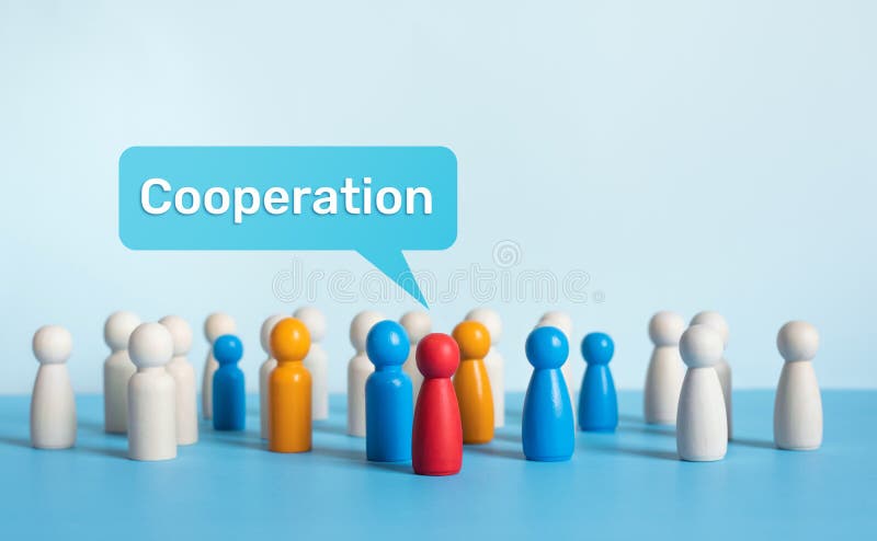 Cooperation or Organization Management Concepts Stock Image - Image of ...