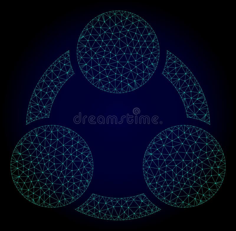 Cooperation Polygonal Frame Vector Mesh Illustration Stock Vector ...