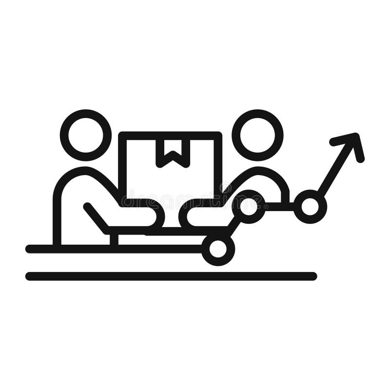 Cooperation Success Icon Illustration Design Stock Vector ...