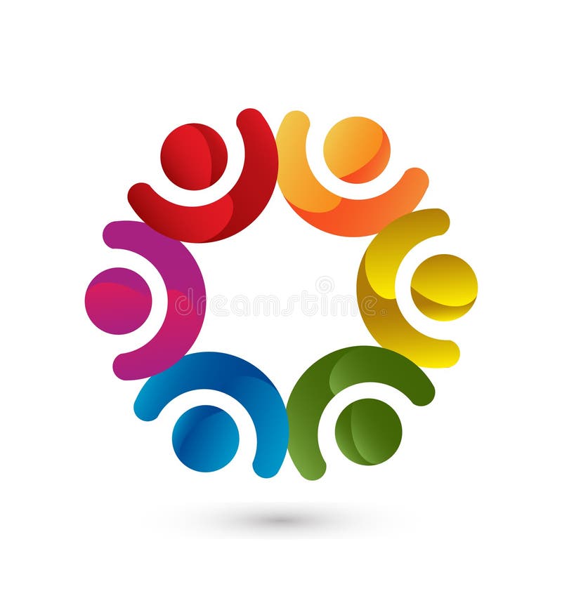 Cooperation Teamwork People Icon Stock Vector - Illustration of helpful ...