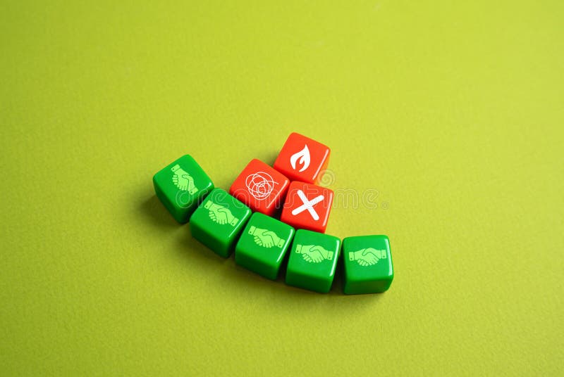 Cooperation and Teamwork Will Help To Cope with All Problems. Stock ...