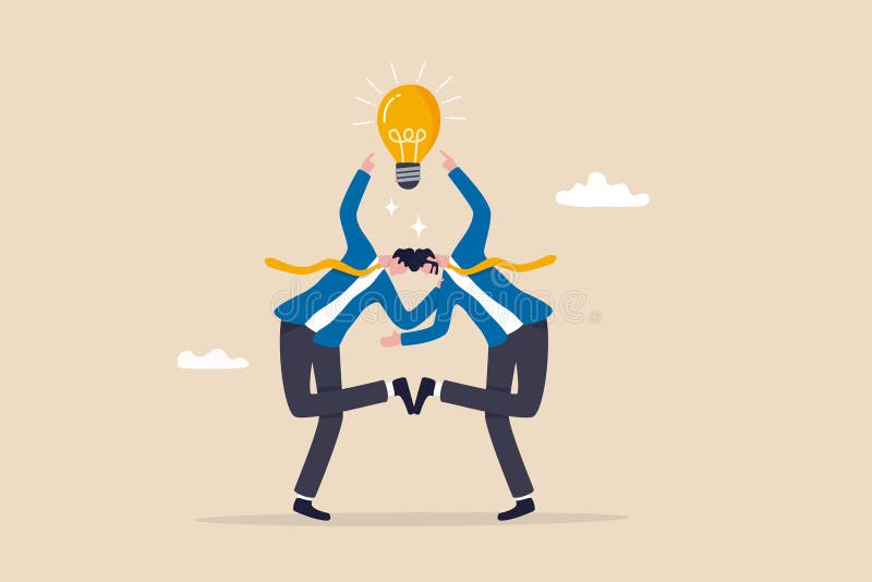 Cooperation To Success Together, Brainstorm New Idea or Share Knowledge ...