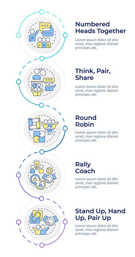Cooperative Learning Different Structures Infographic Design Template Stock Vector ...