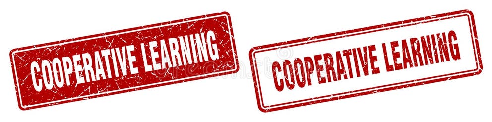 Cooperative Learning Stamp Set. Cooperative Learning Square Grunge Sign ...