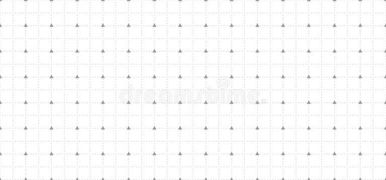 Coordinate Grid Background. Seamless Grey Grid Pattern with Triangles ...