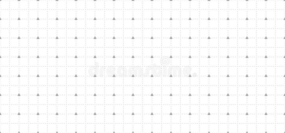 Coordinate Grid Background. Seamless Grey Grid Pattern with Triangles ...