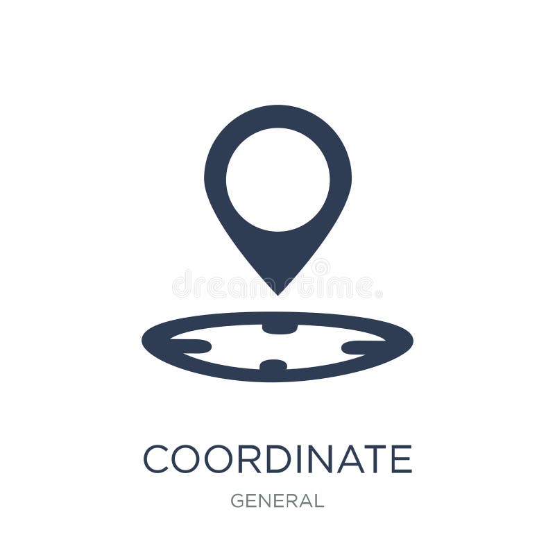 Coordinate Icon in Filled, Thin Line, Outline and Stroke Style. Vector ...