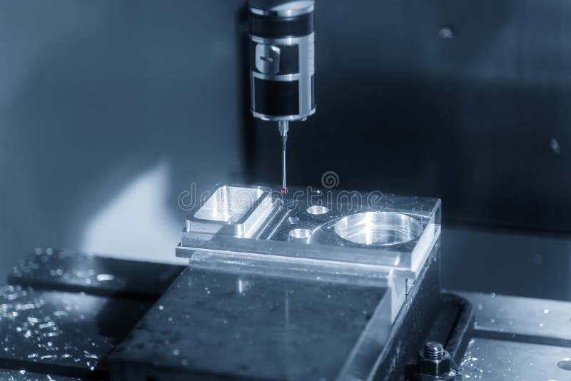 The Coordinate Measuring Machine ,CMM Prob Stock Photo - Image of ...