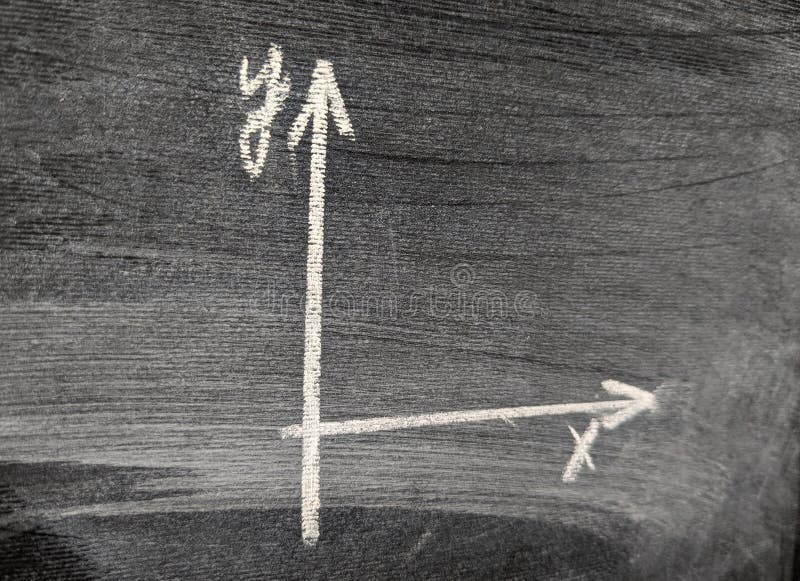 Coordinate System, X-axis and Igrik. Stock Photo - Image of ...