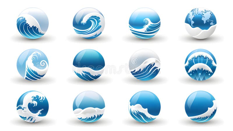Coordinated Round Shapes for Corporate Identity. Company Logo Stock ...