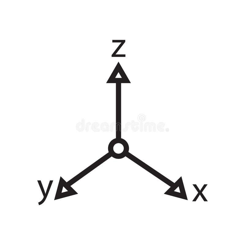 Coordinates Icon Vector Sign and Symbol Isolated on White Background ...