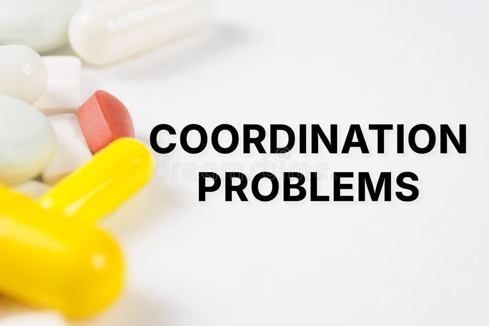 Coordination Problems Common Names of Medicinal Medications Stock Photo ...