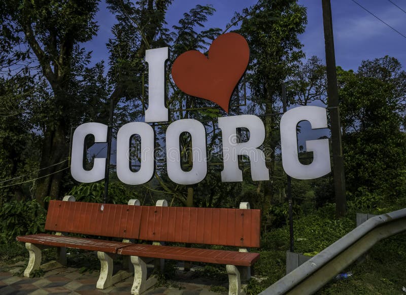 Coorg Welcome Sign Board Karnataka Stock Photos - Free & Royalty-Free ...